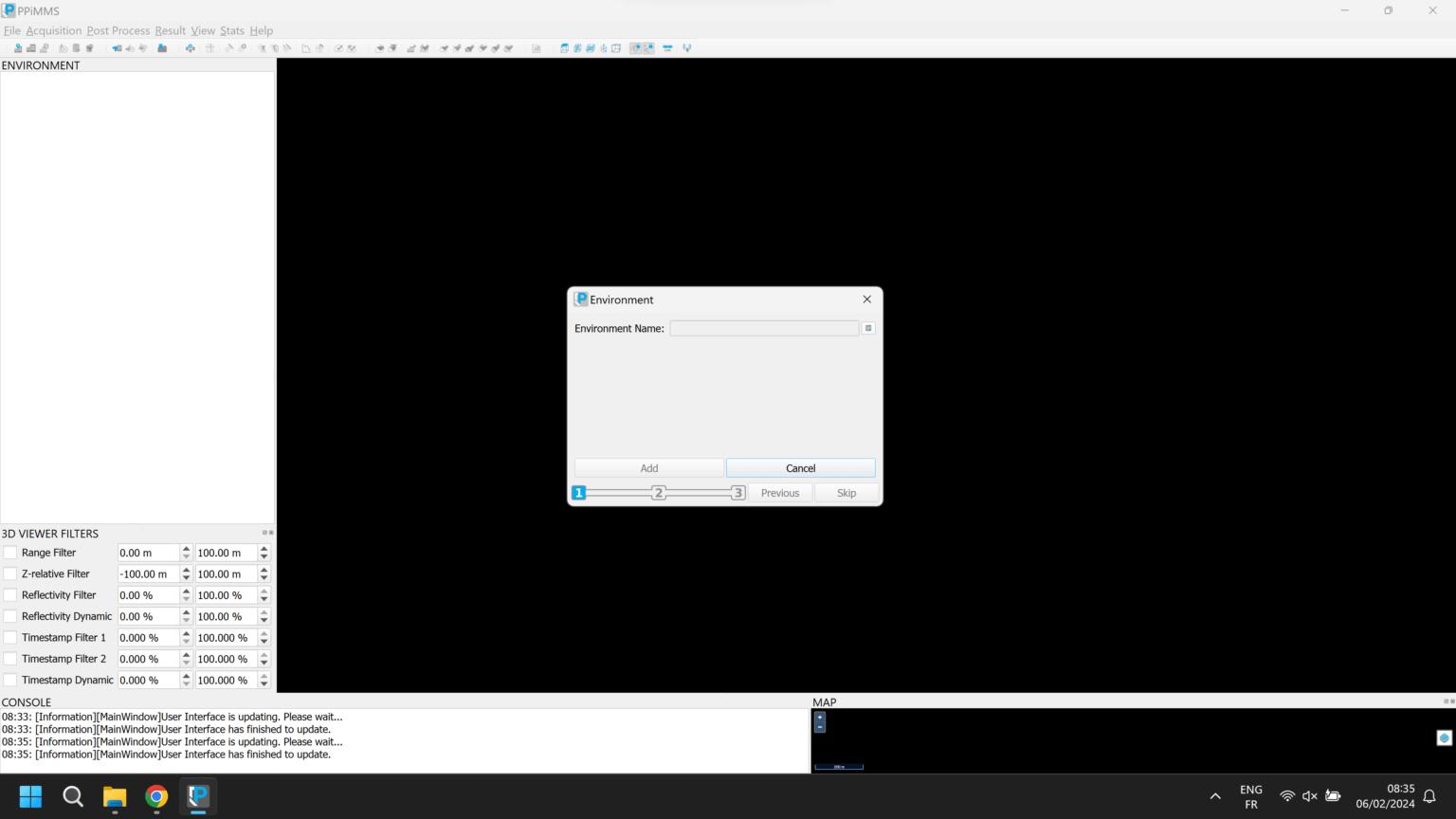 How to process a MS-96 car-based scan - Viametris