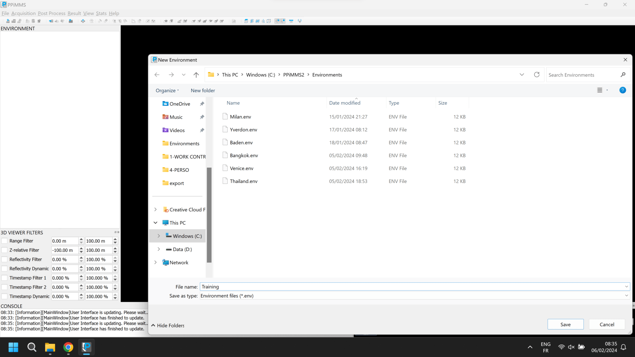 How to process a MS-96 car-based scan - Viametris