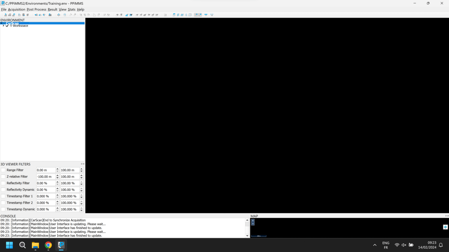 How to process a MS-96 car-based scan - Viametris